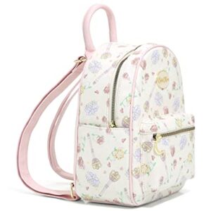 Pretty Guardian Sailor Moon Items & Flowers Mini Backpack