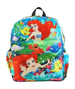 disney princess – ariel deluxe oversize print 12″ backpack – a20272