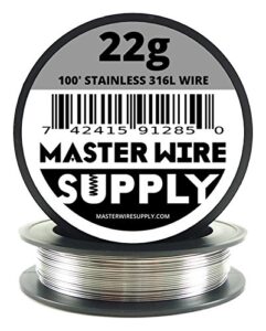 stainless steel 316l – 100′ – 22 gauge wire