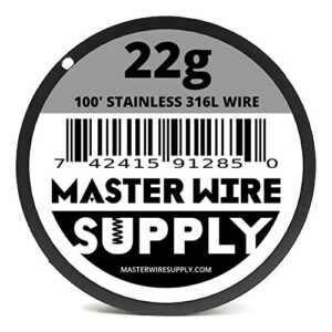 Stainless Steel 316L - 100' - 22 Gauge Wire