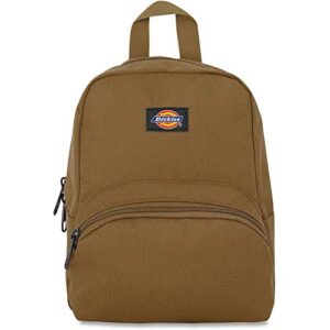 dickies dickies mini festival bag casual daypack, brown duck