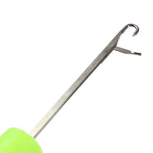 2Pcs Latch Hook Tool, Latch Hook Crochet Needle for Micro Braids, Hair Extension, Feather and Carpet