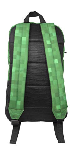 Minecraft Creeper Allover Print Backpack Bookbag