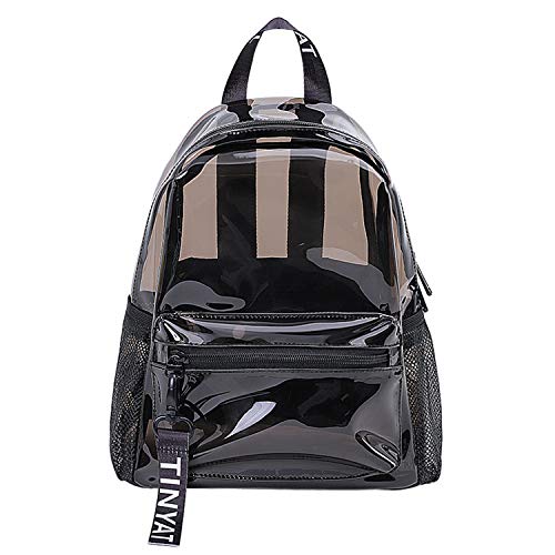 TINYAT Heavy Duty Transparent Clear backpack See Through Clear Bag for School, Concerts, Sports, Travel and Daily Use, T9051