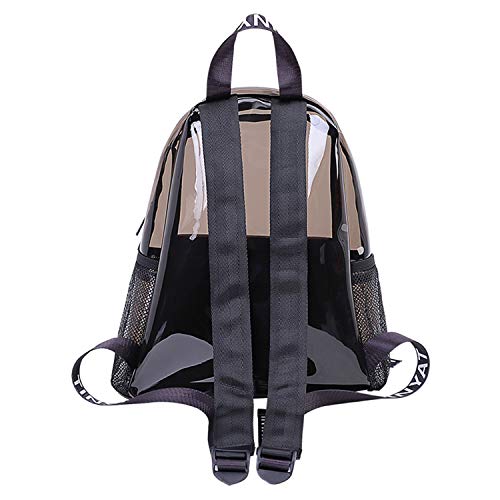 TINYAT Heavy Duty Transparent Clear backpack See Through Clear Bag for School, Concerts, Sports, Travel and Daily Use, T9051