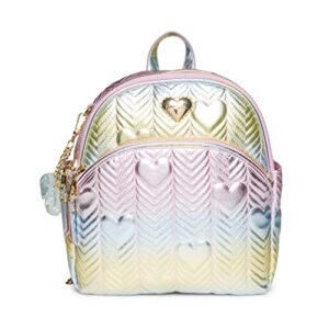 betsey johnson betsey johnson puffy midi backpack, multicolor 1