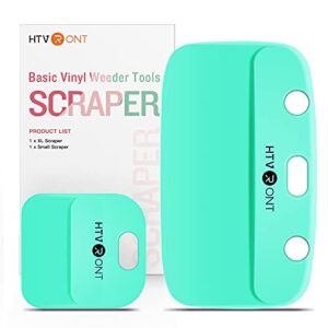 htvront vinyl scraper – 2pack scraper tools for vinyl, craft weeder vinyl tool kit basic tool-scraper for vinyl