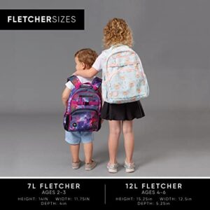 Simple Modern Toddler Mini Backpack for Kids Boys Girls | Preschool Small Backpack | Fletcher Collection | Toddler - Mini (14" tall) | Under Construction