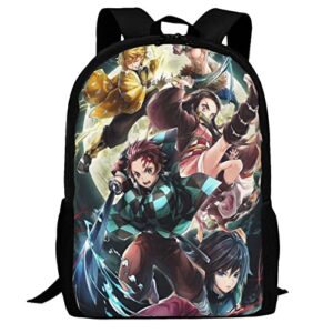 anime backpack for men women large capacity shoulder bag quick dry laptop bag lightweight daypack for daily life