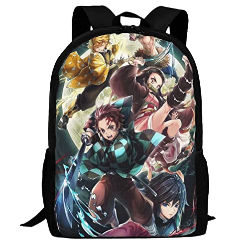 Anime Backpack For Men Women Large Capacity Shoulder Bag Quick Dry Laptop Bag Lightweight Daypack For Daily Life