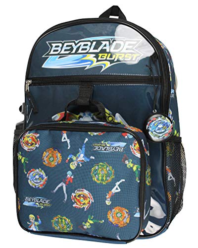 Beyblade Burst Spinner Tops Backpack Lunch Bag Water Bottle Ice Pack 5 PC Mega Set