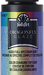 FolkArt Dragonfly Glaze Multi-Surface Paint, 2 Fl Oz (Pack of 1), Full Spectrum