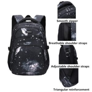 Starry-Sky School Backpack Primary Students Bookbag Elementary Knapsack for kids Daypack