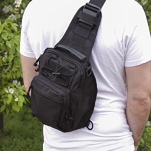 Observ Sling Bag Backpack - Durable Single Strap Shoulder Pack for Indoor/Outdoor Use