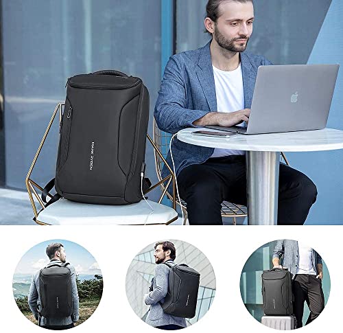 Mark Ryden Laptop Backpack for Men,17.3 Inch Large Capacity Business Backpack,Waterproof Travel Backpack with USB Charging Port (YKK-3 Pocket)