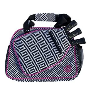 Pickleball - "Unrivaled" - Designer Women's Premium Side-Pocket Duffle Bag | Made Exclusively For Pickleball! | Includes a fitted a "paddle case" specifically designed to store and protect your pickleball paddles.