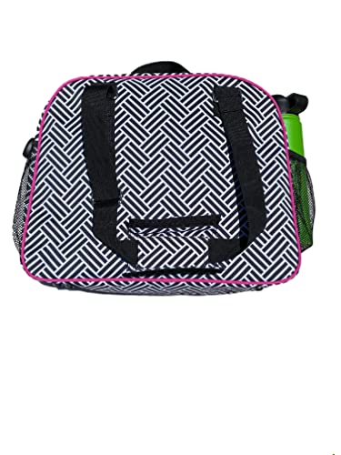 Pickleball - "Unrivaled" - Designer Women's Premium Side-Pocket Duffle Bag | Made Exclusively For Pickleball! | Includes a fitted a "paddle case" specifically designed to store and protect your pickleball paddles.