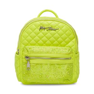 betsey johnson rhinestone mini backpack, citron