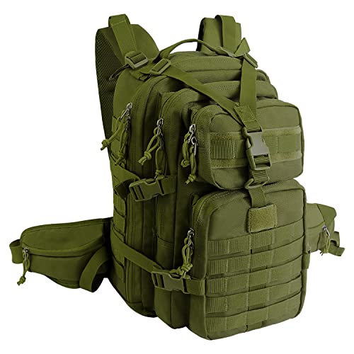 hcctag Military Tactical Backpack for Men Small Bug Out Survival Bag Hiking Traveling Hunting Outdoor Camping