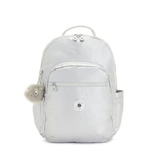 kipling seoul extra large metallic 17″ laptop backpack candy metallic