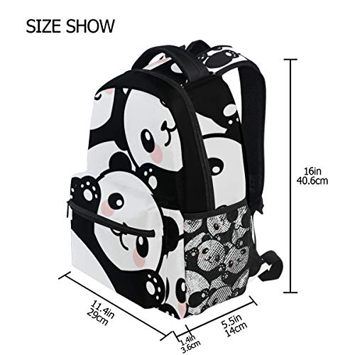 ATTX Panda Backpack for Girls for School Backpacks