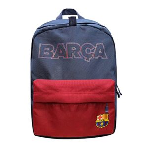 icon sports fc barcelona official licensed soccer large backpack 03-3