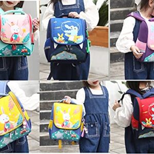 JiaYou Unisex Preschool Backpack Kindergarten Cartoon bag Girls Boys Daypack(Yellow Rabbit,10 Liters)