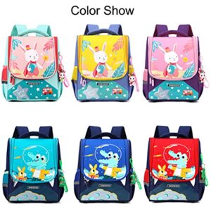 JiaYou Unisex Preschool Backpack Kindergarten Cartoon bag Girls Boys Daypack(Yellow Rabbit,10 Liters)