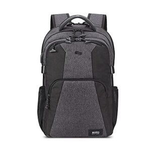 solo new york depart tsa backpack, black