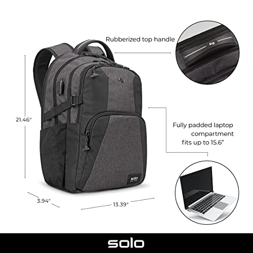 Solo New York Depart TSA Backpack, Black