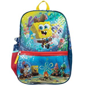 Spongebob Squarepants Kids Cartoon Movie 4-Piece Backpack accessories Set for boys