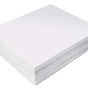 White EVA Foam Sheets, 30 Pack, 2mm Thick, 9 x 12 Inch, by Better Office Products, White Color, for Arts and Crafts, 30 Sheets Bulk Pack