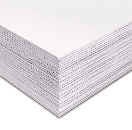 White EVA Foam Sheets, 30 Pack, 2mm Thick, 9 x 12 Inch, by Better Office Products, White Color, for Arts and Crafts, 30 Sheets Bulk Pack