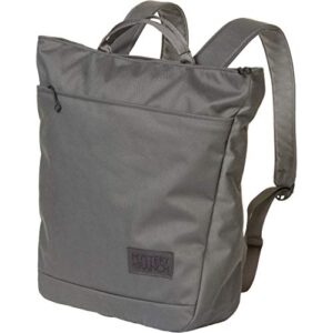 mystery ranch market backpack – daily companion bag, carry as tote or backpack, 18l, gravel