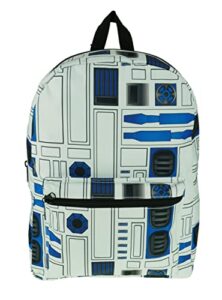 kbnl star wars – r2d2 deluxe all over print backpack – 64955, white