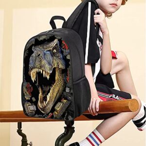 Cute Cartoon Printed Backpack, Simple Classic Movie Pattern Casual Laptop Backpack With Pencil Case