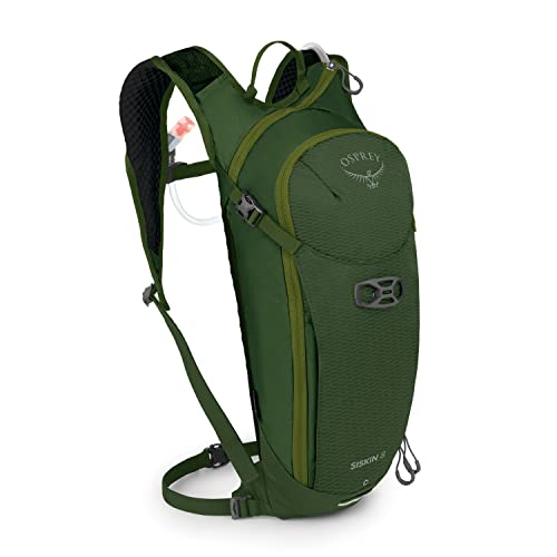 Osprey Siskin 8 Men's Bike Hydration Backpack with Hydraulics Reservoir, Dustmoss Green