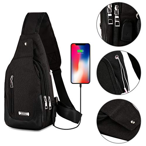 DOUN Casual Unisex Adults Sling Shoulder Backpack