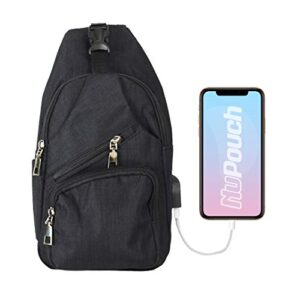 Nupouch Women's Anti-Theft Daypack, Black, Regular