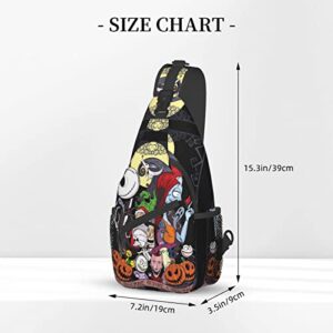 Lufcveq Crossbody Bags For Women/Men Skull Sling Bag Outdoor Casual Fashion Chest Bags