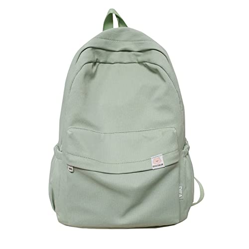 Sage Green Backpack for School, Large-capacity Casual Rucksack Kawaii Backpack for Teen Girls (Green)