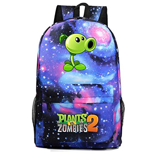 WANHONGYUE Plants vs. Zombies Game Cosplay Daypack Casual Backpack Day Trip Travel Bag Galaxy A /2