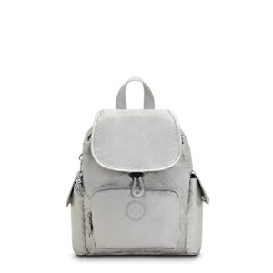 kipling city pack mini metallic backpack bright metallic