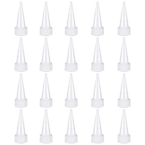 20 Pack e6000 Snip Tip Applicator Tips Cap for E6000 Craft Glue 3.7 Ounce Adhesive Tubes