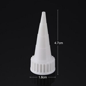 20 Pack e6000 Snip Tip Applicator Tips Cap for E6000 Craft Glue 3.7 Ounce Adhesive Tubes