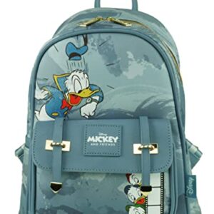 KBNL Donald Duck 11inch Vegan Leather Mini Backpack - A21830,Multicoloured,Medium