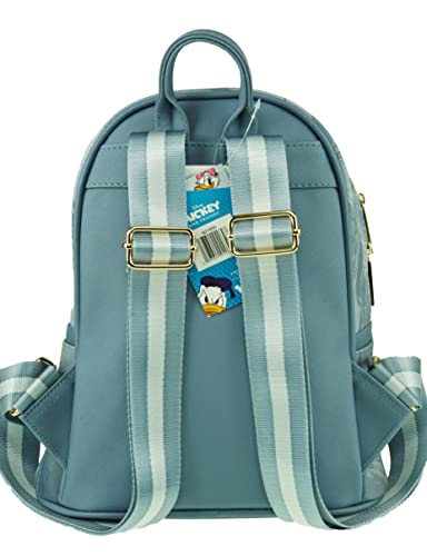 KBNL Donald Duck 11inch Vegan Leather Mini Backpack - A21830,Multicoloured,Medium