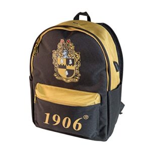 alpha phi alpha black usb port backpack