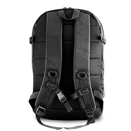 Skunk Nomad Skaters Backpack - Smell Proof - Water Proof - With Combination Lock (Black)