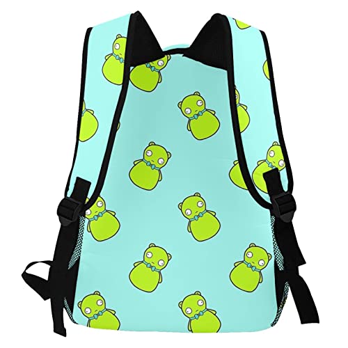 Bobs Kuchi Kopi Burgers Laptop Backpack Student Schoobag Bookbag Outdoor Casual Rucksack Daypack